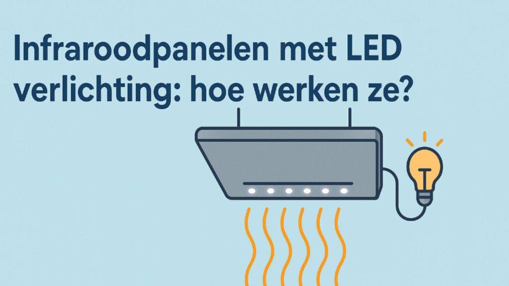 Infraroodpanelen met LED verlichting: hoe werken ze?