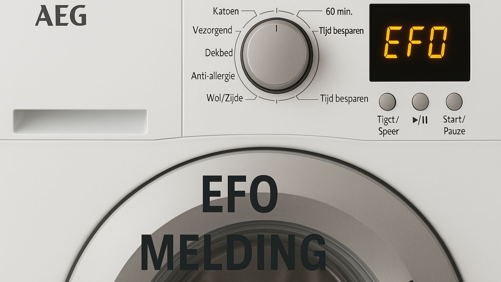 AEG EFO melding: dit moet je doen